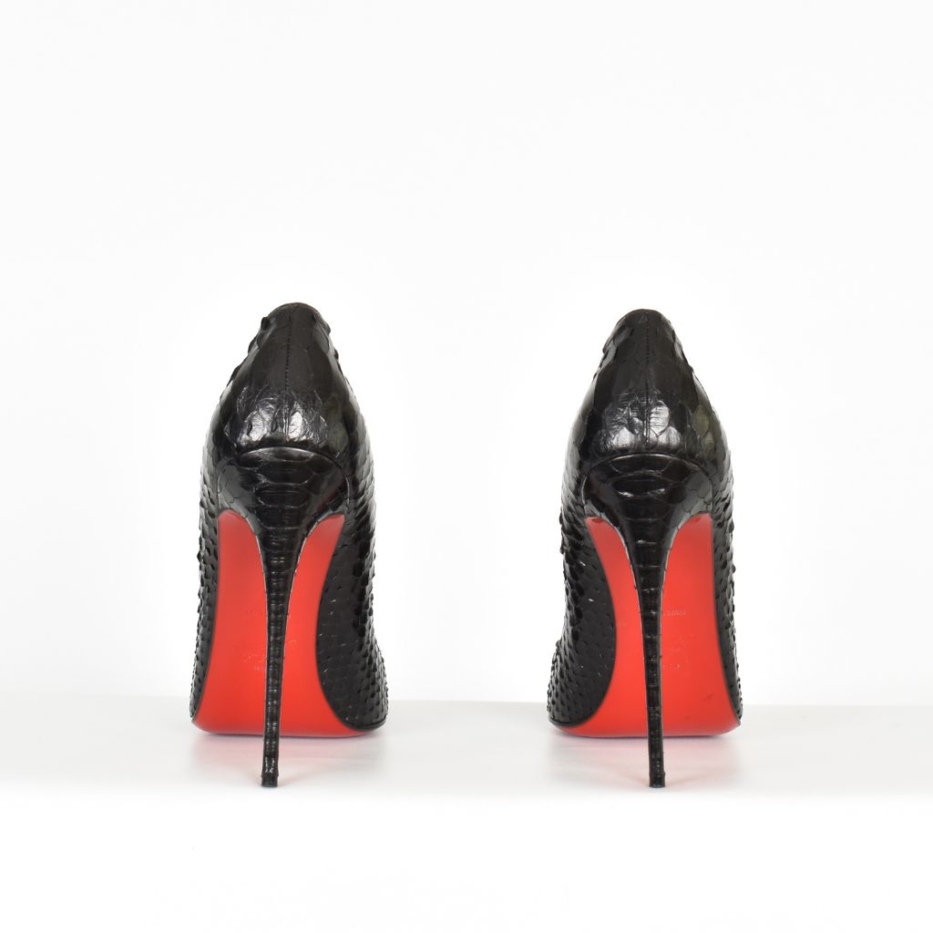 Black Python Pumps Deepika Padukone